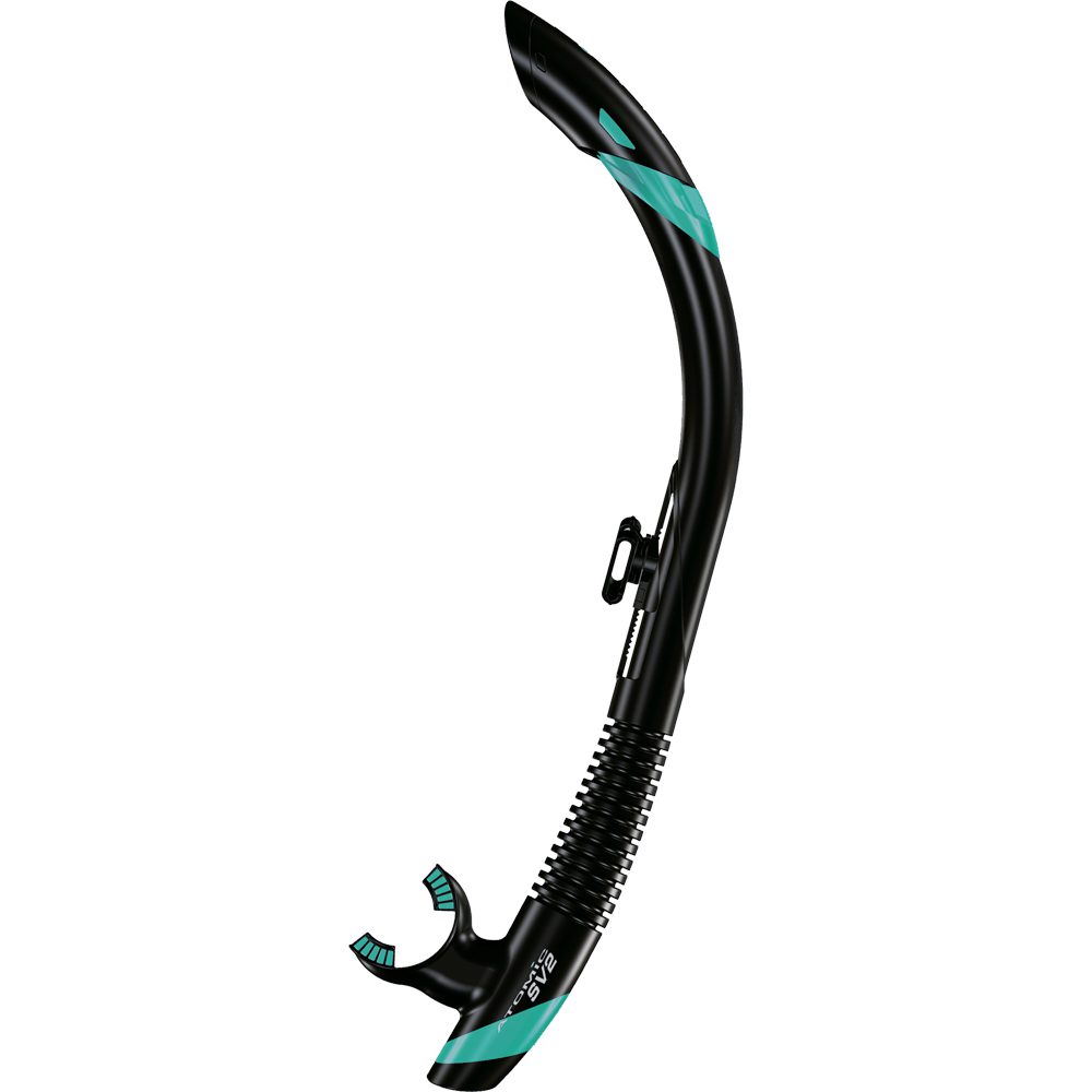 Atomic Aquatics SV2 Semi-Dry Flex Snorkel | Dive Gear Australia