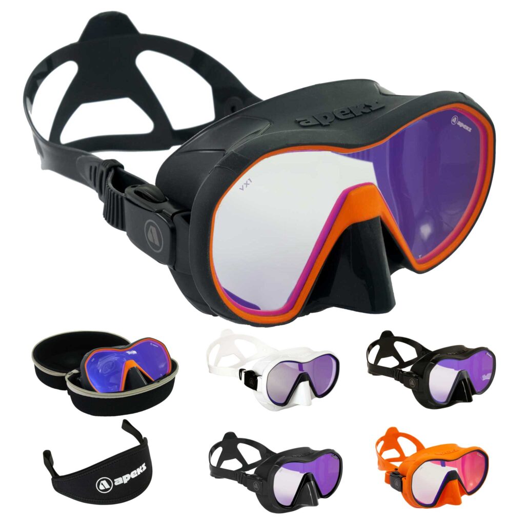 Apeks VX1 UV Cut Dive Masks | Dive Gear Australia