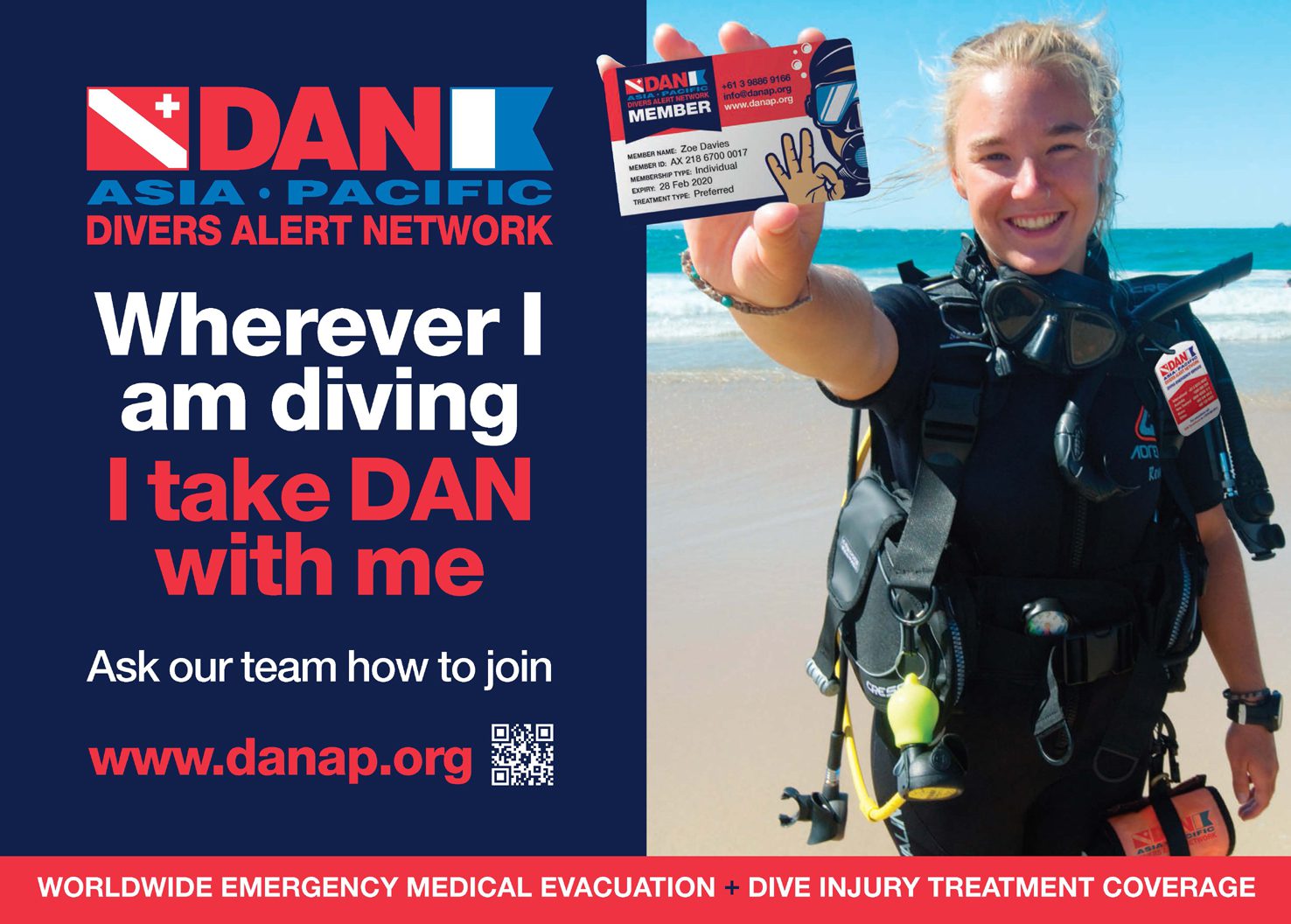 DAN World Dive Insurance | Dive Gear Australia