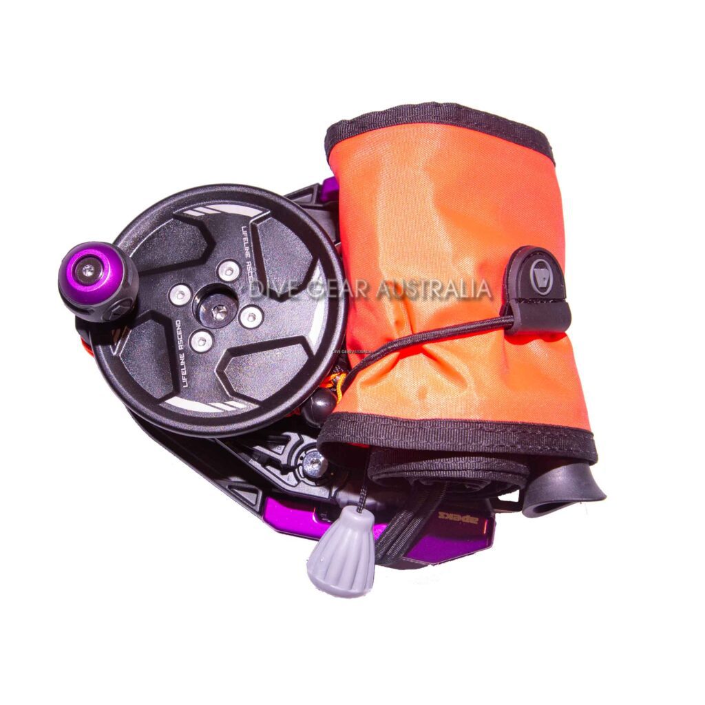 Apeks Lifeline Ascend Reel 60m use with a SMB - Dive Gear Australia