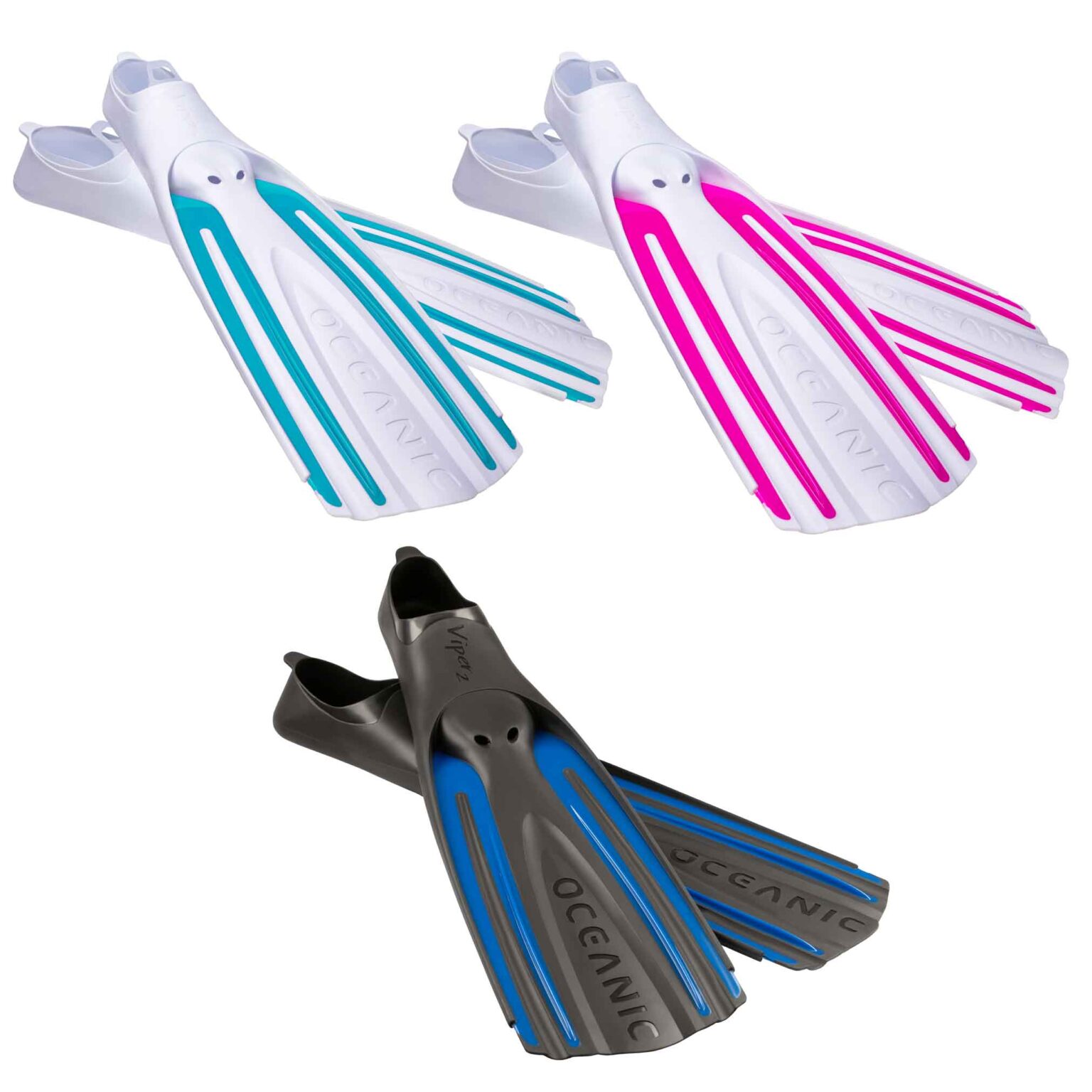 Oceanic Viper 2 Full Foot Snorkelling Fins | Dive Gear Australia