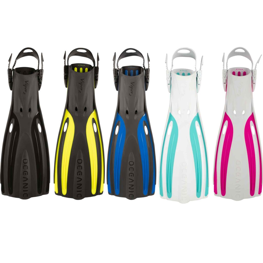 New Oceanic Viper 2 Dive Fins - Open Heel | Dive Gear Australia