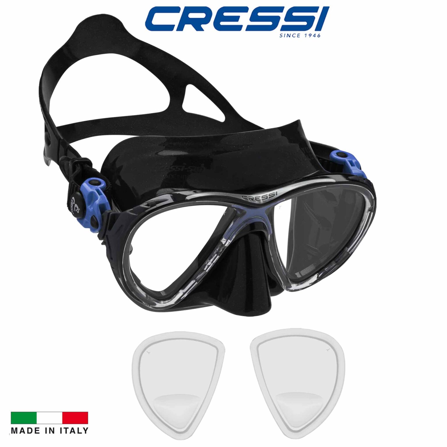 Cressi Big Eyes Evolution Positive Prescription Masks Making - Gauge ...