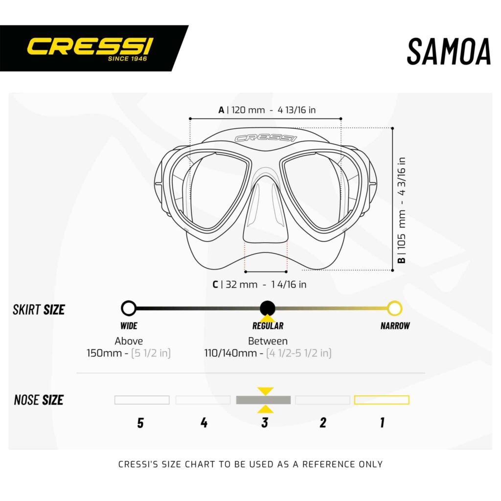 Cressi Samoa Snorkelling Freediving Packages | Dive Gear Australia
