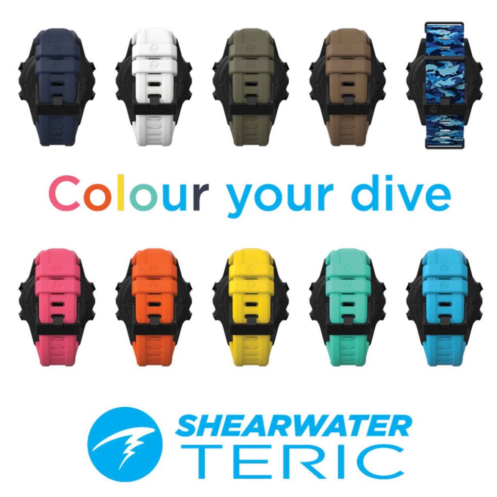 Shearwater Teric Single Colour Strap Kit | Dive Gear Australia