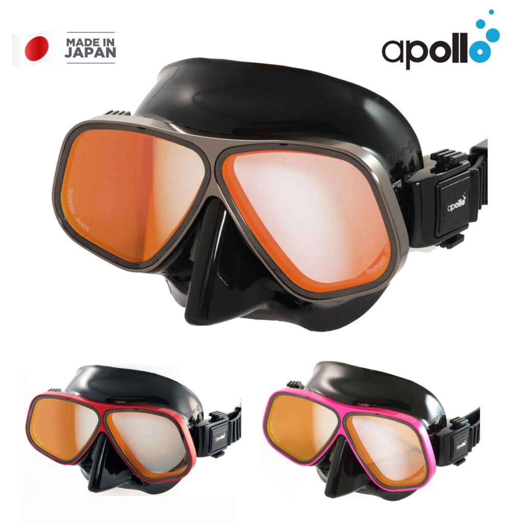 Apollo Bio Metal Mask UV420 lens D Class | Dive Gear Australia